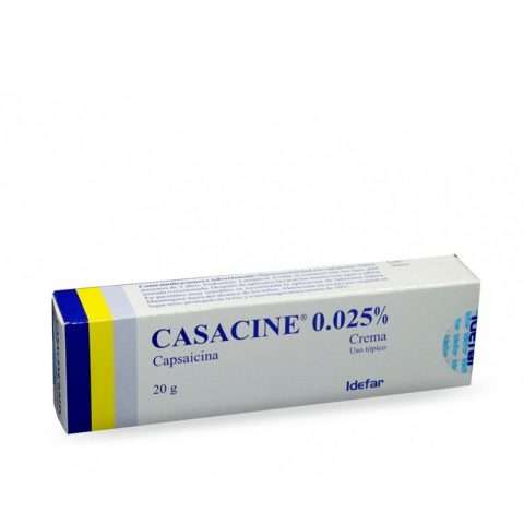 Casacine 0.025% Crema X 20Gr (Capsaicina) - Dermalife